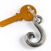 Forged Wrought Iron Keychain Hand Forged - Etsy