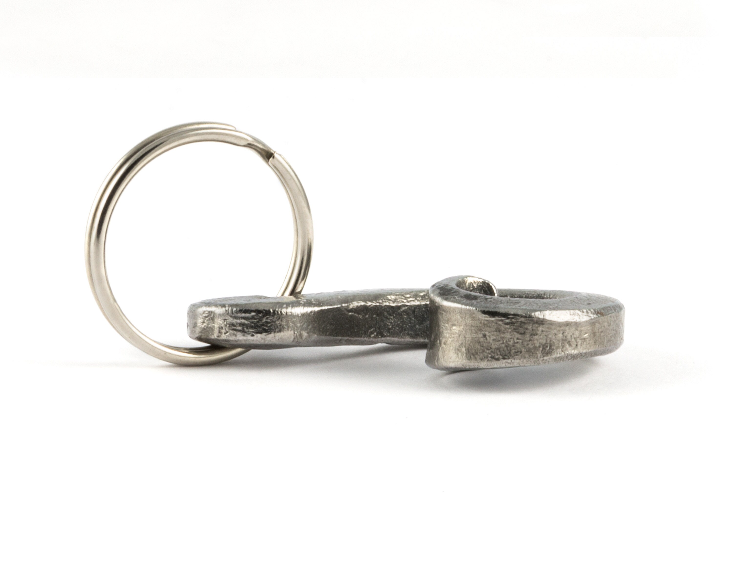 Forged Wrought Iron Keychain Hand Forged - Etsy