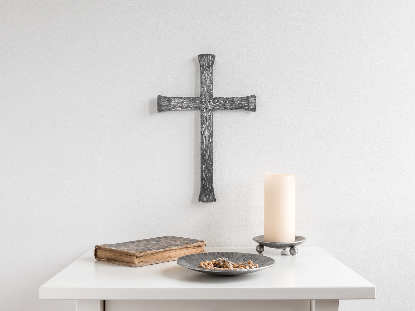 Wall Cross Hand Forged, Christian Home Decor - Etsy