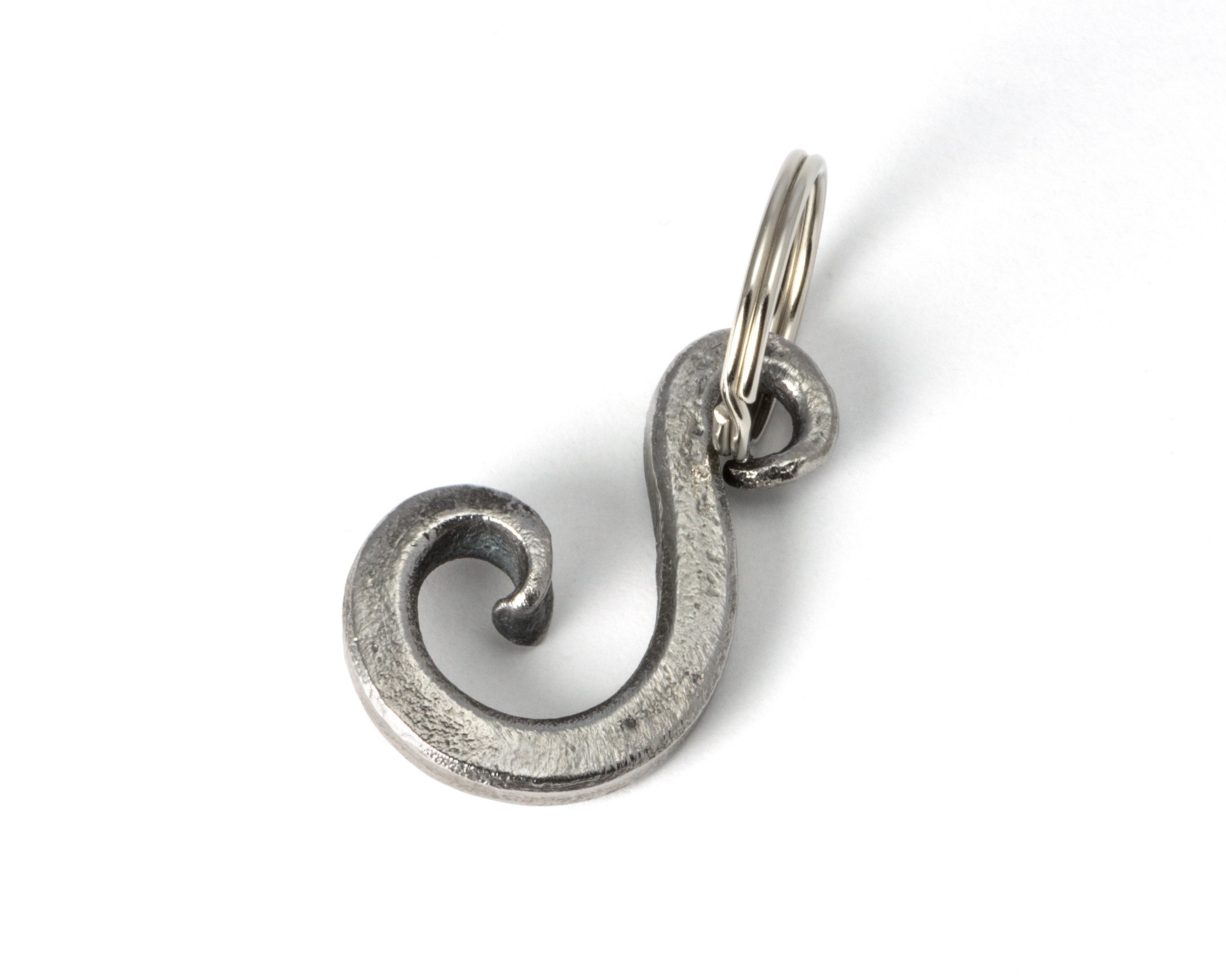 Forged Wrought Iron Keychain Hand Forged - Etsy