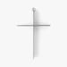 Modern Wall Cross, Christian Faith Home Decoration, Silver Colored ...