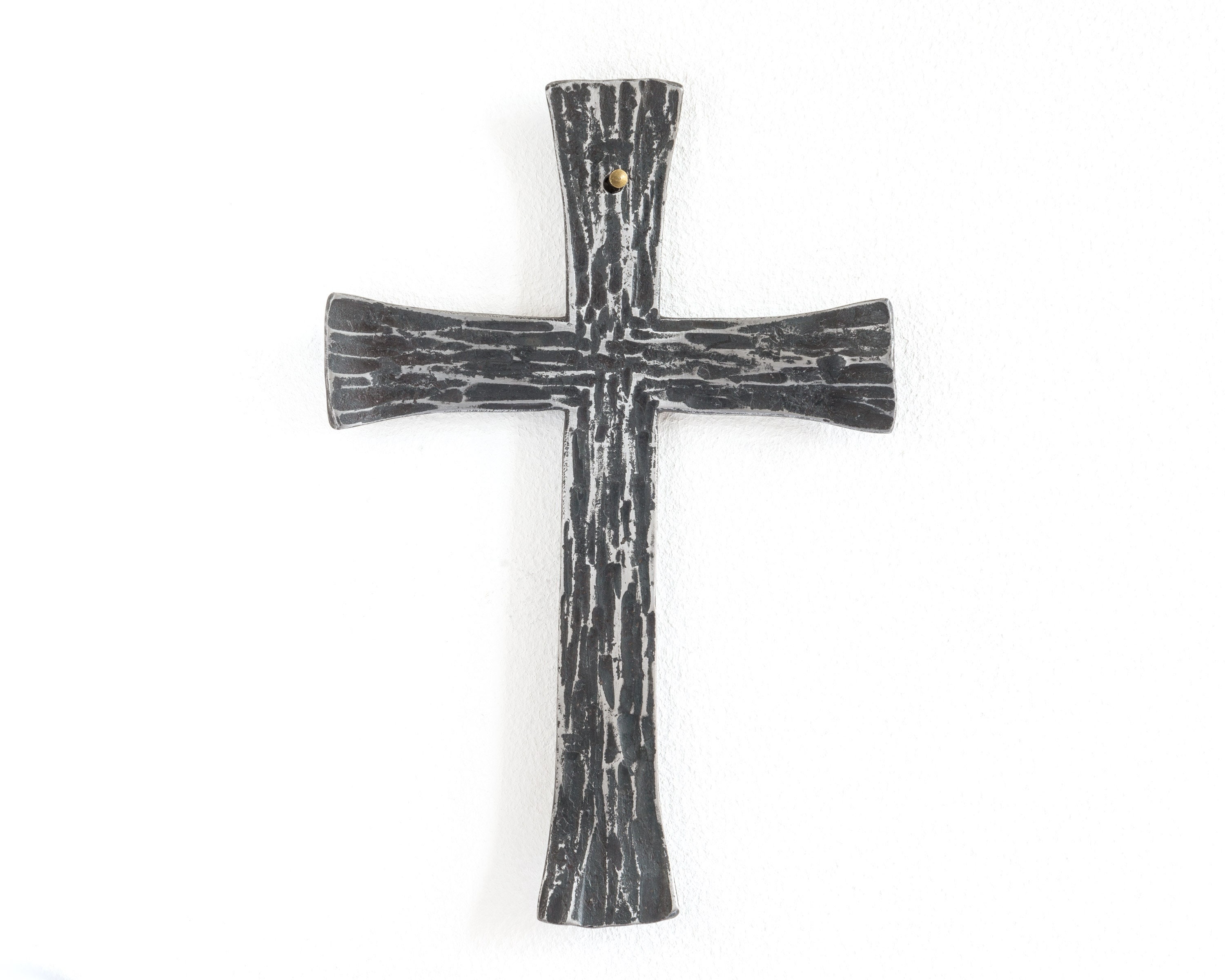 Iron Wall Cross, Christian Wall Cross, Hand Forged - Etsy