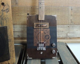 Cigar Box Guitar, Custom 3 String - Etsy