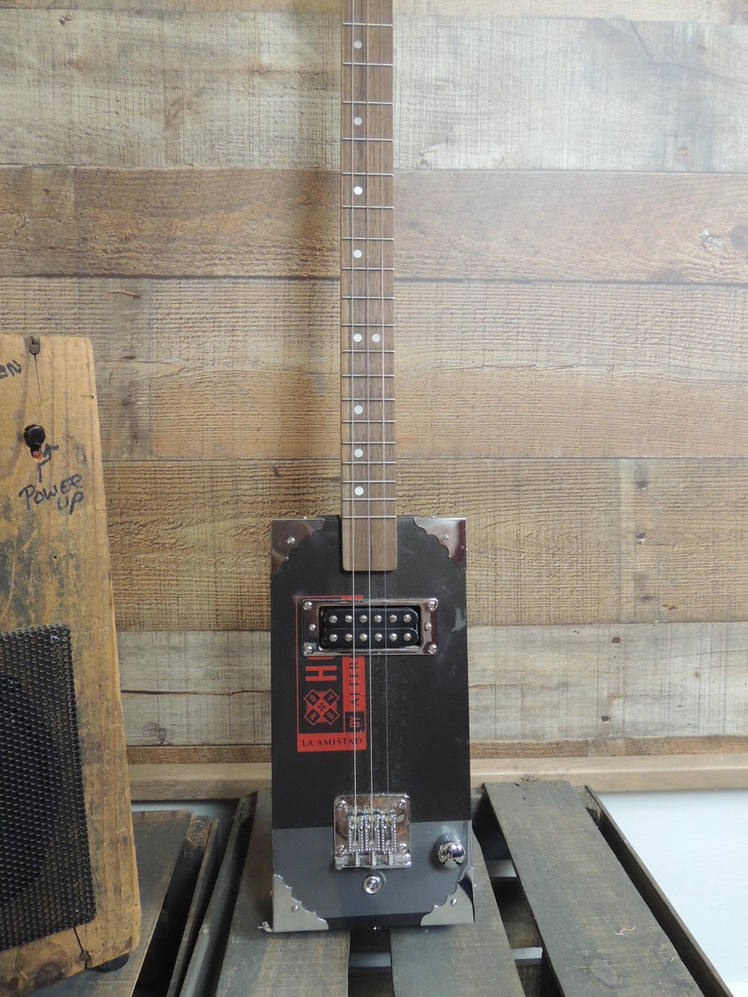 3 String Custom Cigar Box Guitar - Etsy