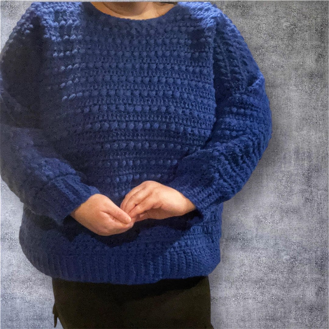 Royal Blue Pullover - Etsy
