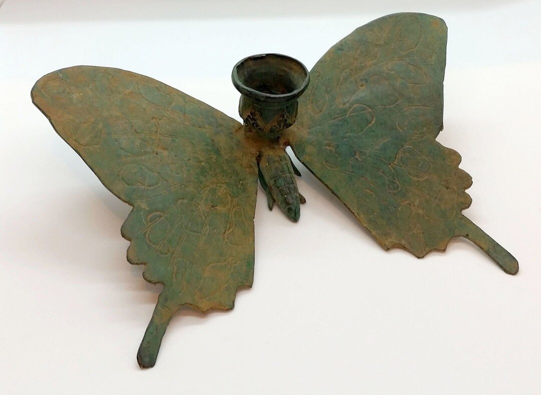 Butterfly Cast Bronze Verdigris - Etsy