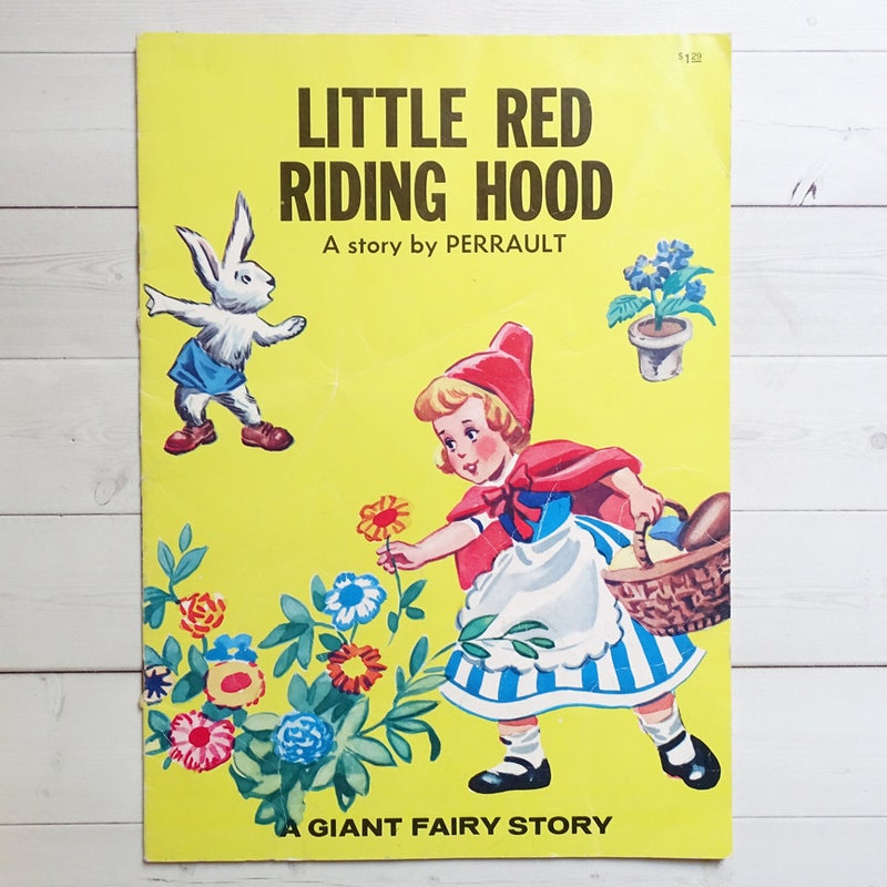 Little Red Riding Hood Book Cover - Etsy