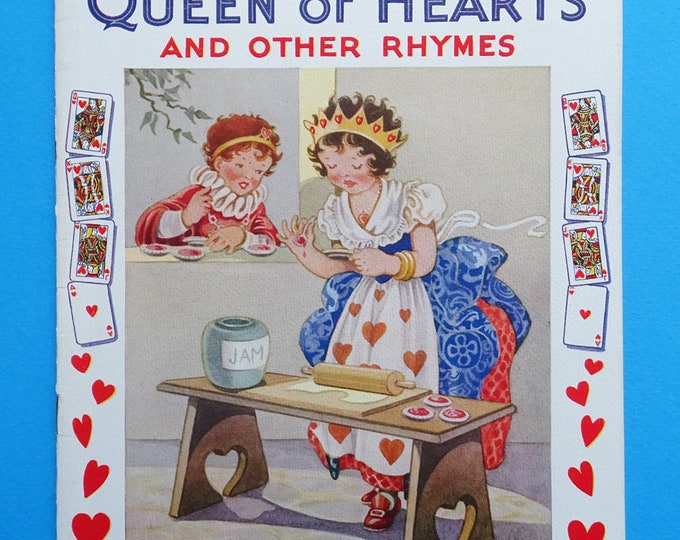 Queen of Hearts, and Other Rhymes Book, Sam’l Gabriel Sons Pub, C1930 ...