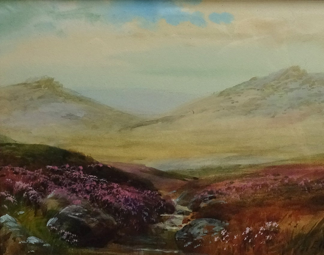 Edward William Trick, 1902-1991, Miniature, Landscape Painting, Mixed ...