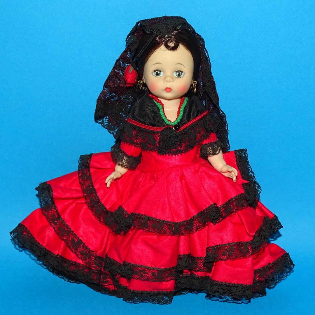 Vintage Madame Alexander SPANISH GIRL Doll 8 International Series Mint ...