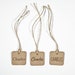 Personalized Kraft Hang Tags, Custom Retail Price Tags, Custom Name and ...