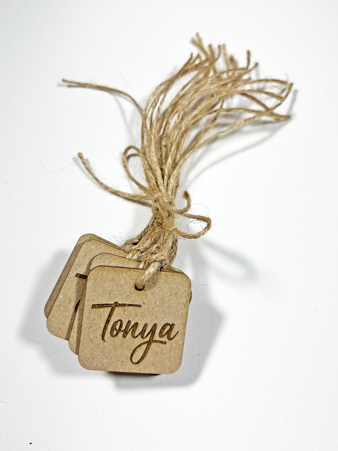 Personalized Kraft Hang Tags: Custom Engraved Logo, Retail Price Tags ...