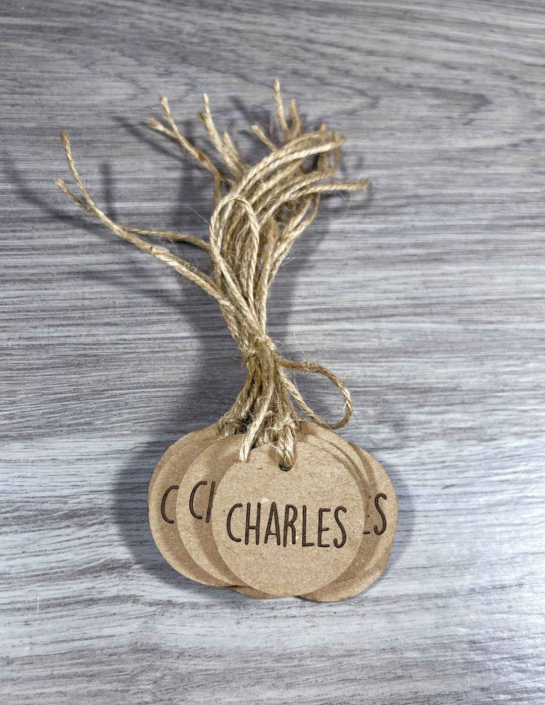 Personalized Kraft Hang Tags, Custom Retail Price Tags, Custom Name and ...