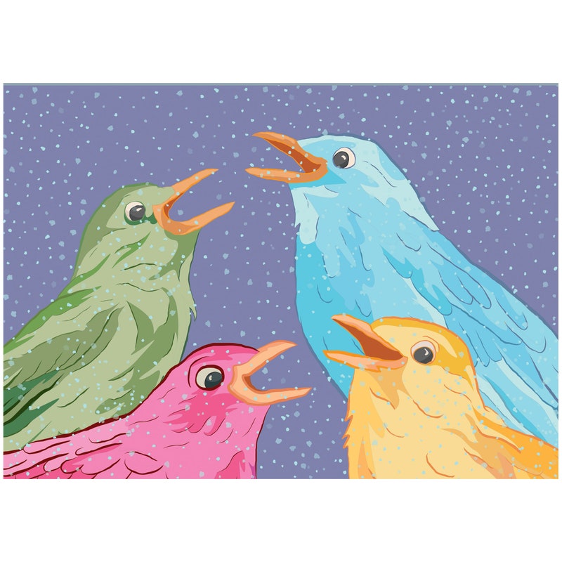 4 Calling Birds - Etsy