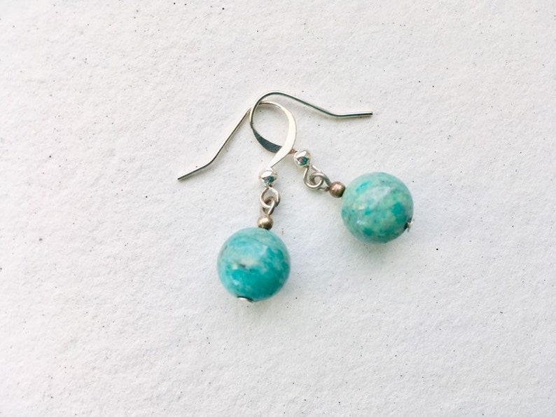 Arizona Earrings, Drop Earrings, Turquoise Jewelry, Amazonite Earrings ...