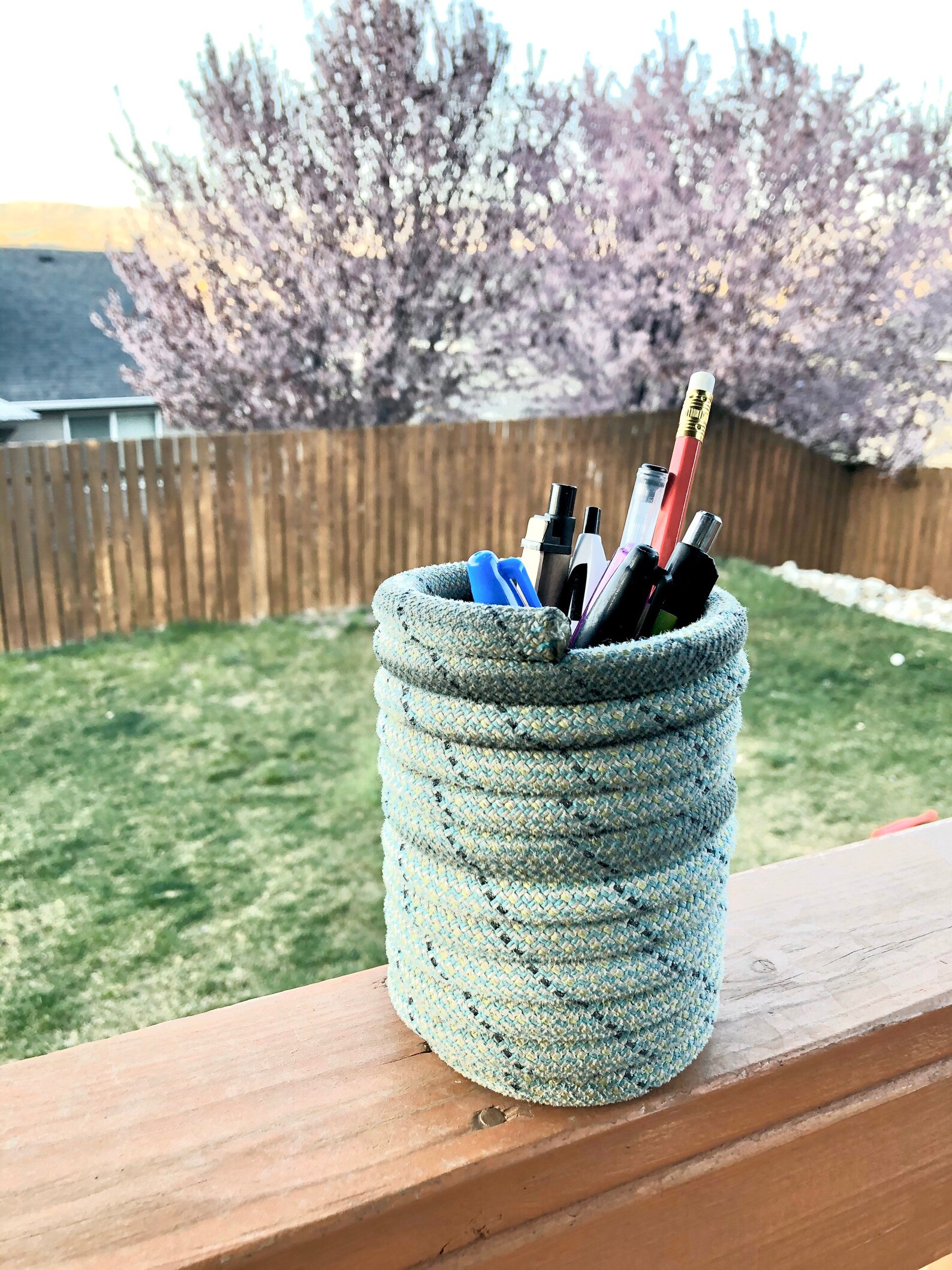 Climbing Rope Cup, Can Holder, Pencil Holder, Climbing Rope Decoration ...