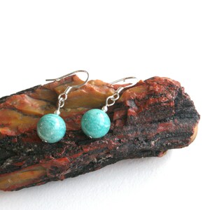 Arizona Earrings, Drop Earrings, Turquoise Jewelry, Amazonite Earrings ...