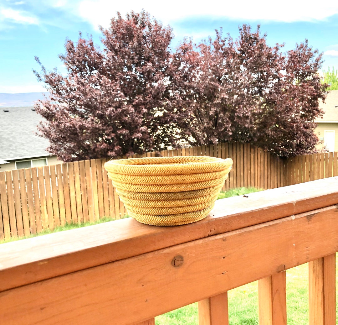Climbing Rope Bowl, Climbing Rope Decoration, Upcycle Climbing ...