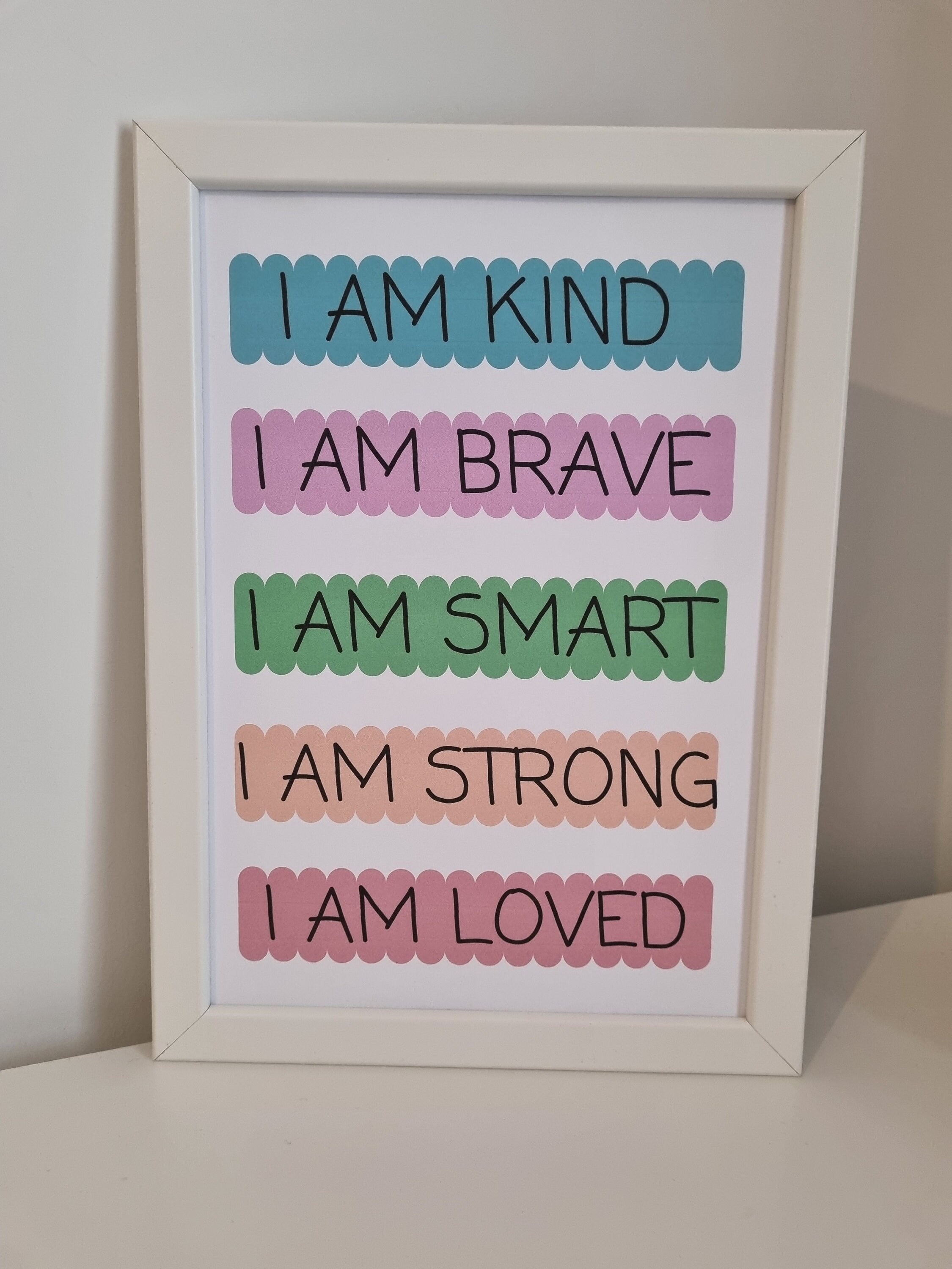Positive Affirmations Classroom Poster Therapy Poster - Etsy