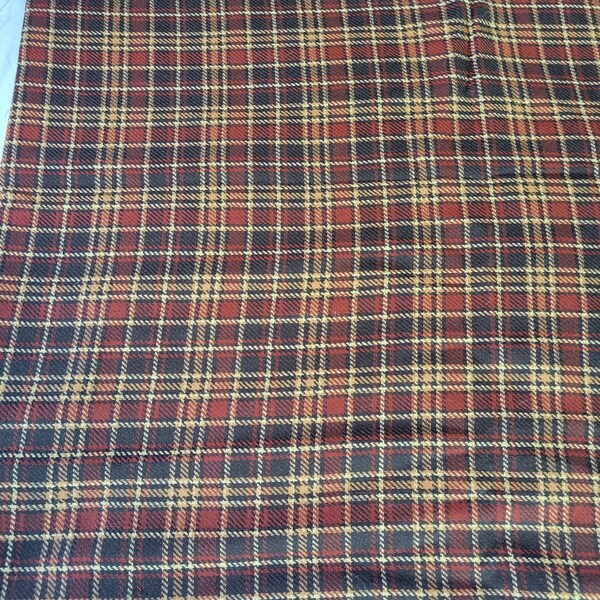 Plaid Wool Fabric - Etsy