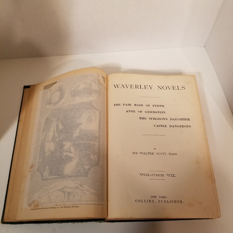 Waverly Novels by Sir Walter Scott Volume 7 HB - Etsy