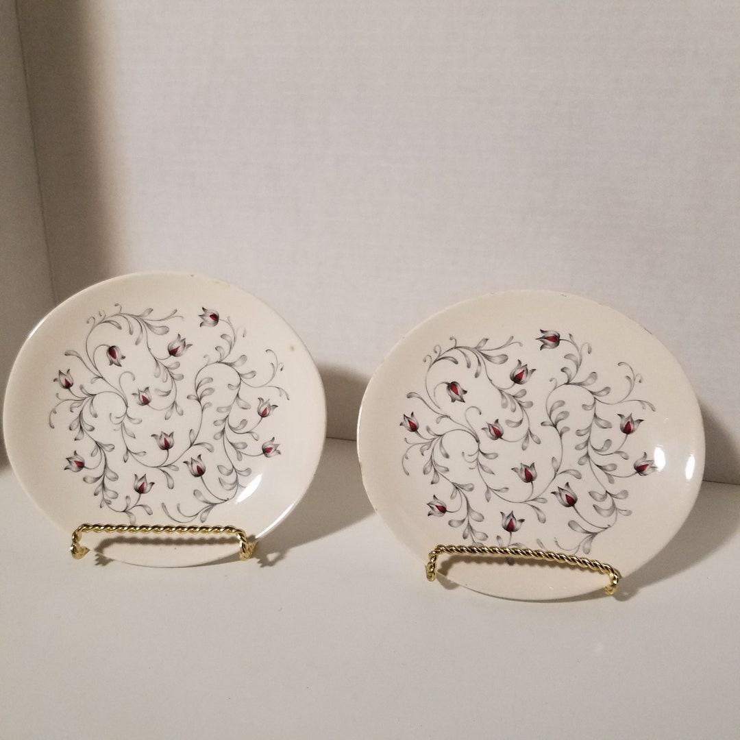 Vintage Johnson Brothers Lace Bread & Butter 6 1/2" Plates Set of 2 - Etsy