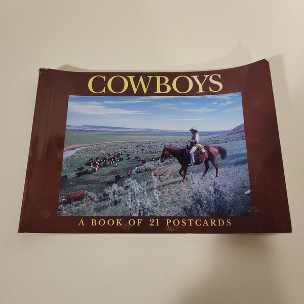 Cowboy Postcard - Etsy