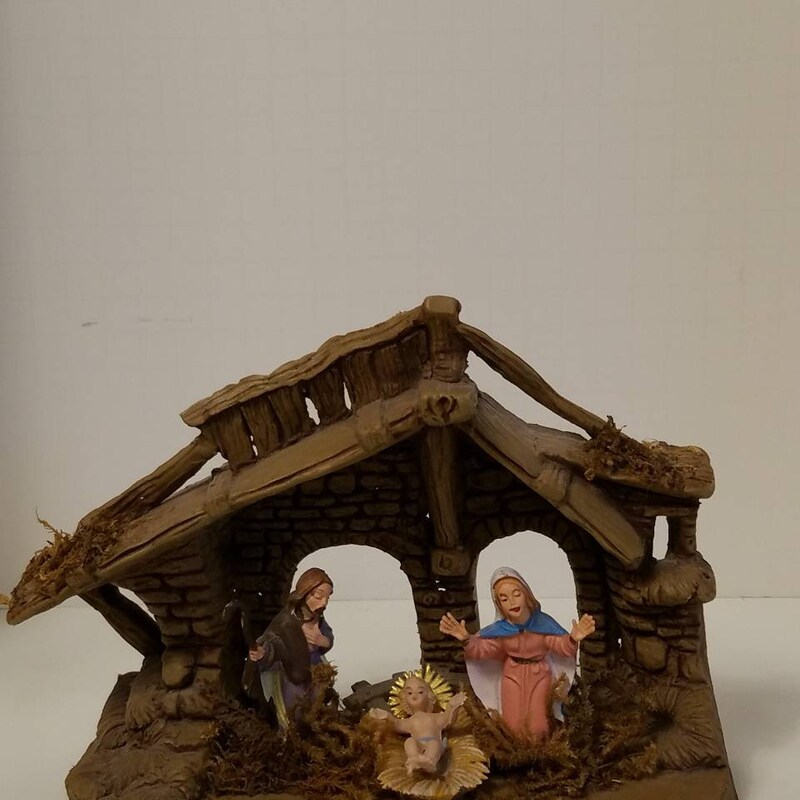 Plastic Nativity - Etsy