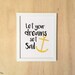 Nautical Wall Art. Let Your Dreams Set Sail. Nautical Decor. Nautical ...