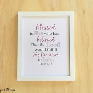 Christian Printable, Bible Verse Wall Art, Scripture Wall Art for Girls ...