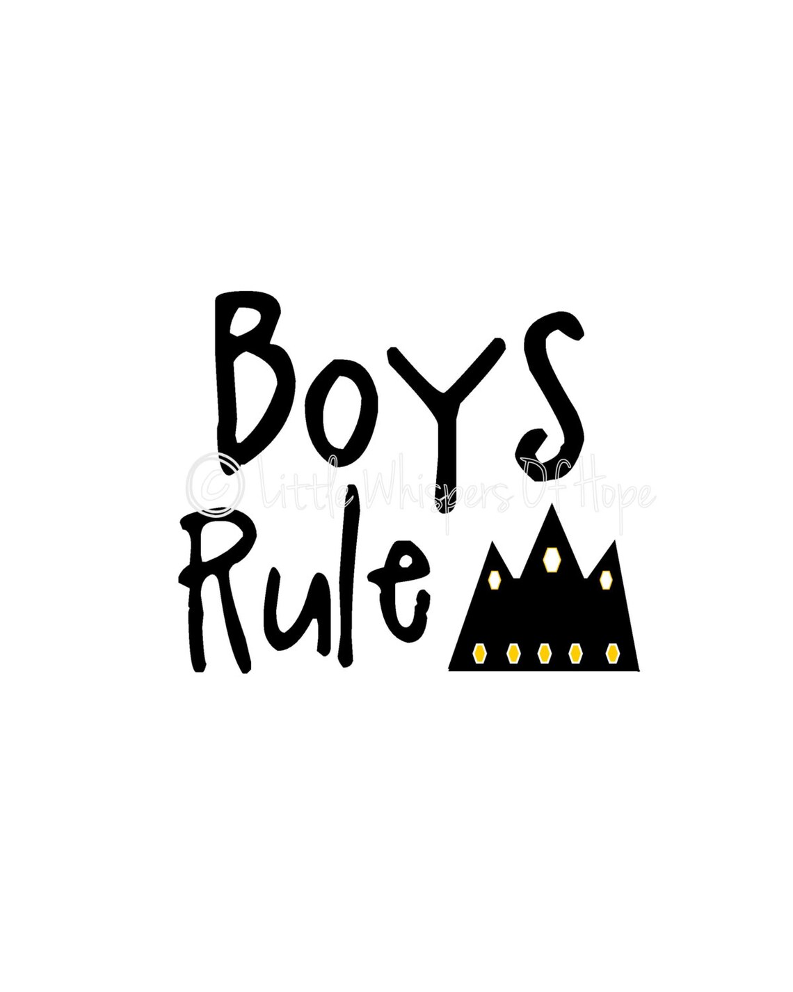 Printable Boys Nursery Wall Art. Boys Rule. Boys Inspirational Art ...