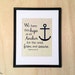 Nautical Wall Art, Bible Verse Print, We Have This Hope as an Anchor ...