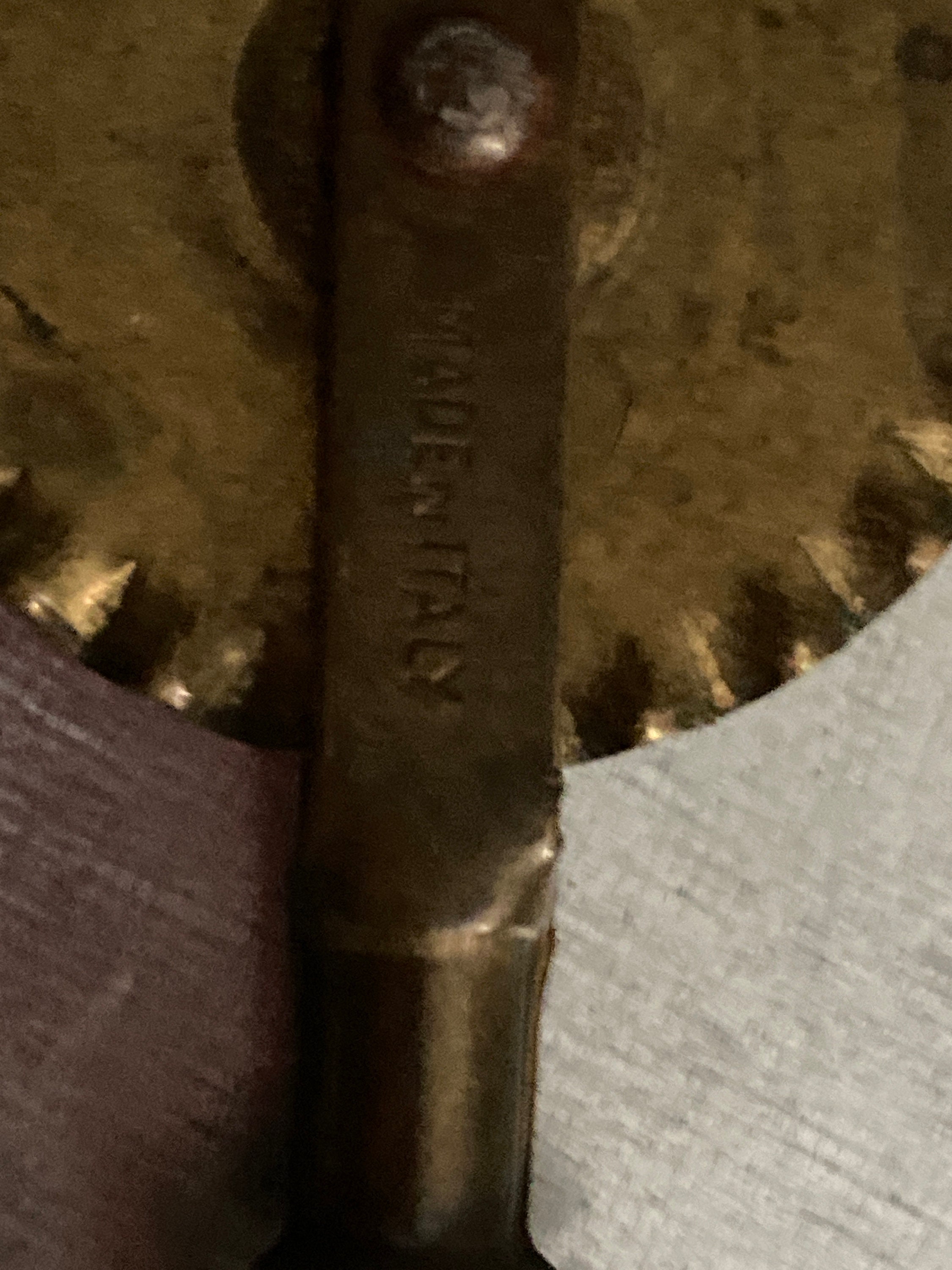 Vintage Pastry Crimping Tool, Made in Italy, Wood Handle, Metal Crimper ...