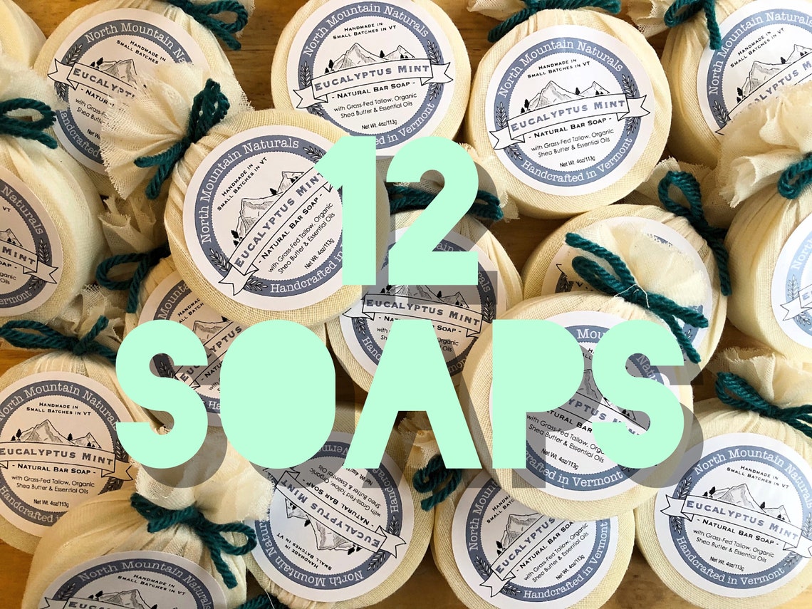 12 Bar Soaps Bulk Discount Soap All Natural Soap - Etsy