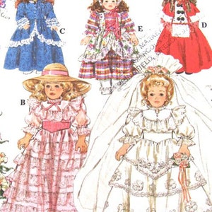 Simplicity Crafts Pattern 8766 Doll Clothes for 16 & 18 | Etsy