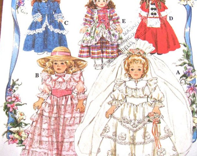 Simplicity Crafts Pattern #8766 Doll Clothes for 16” & 18” Collector ...