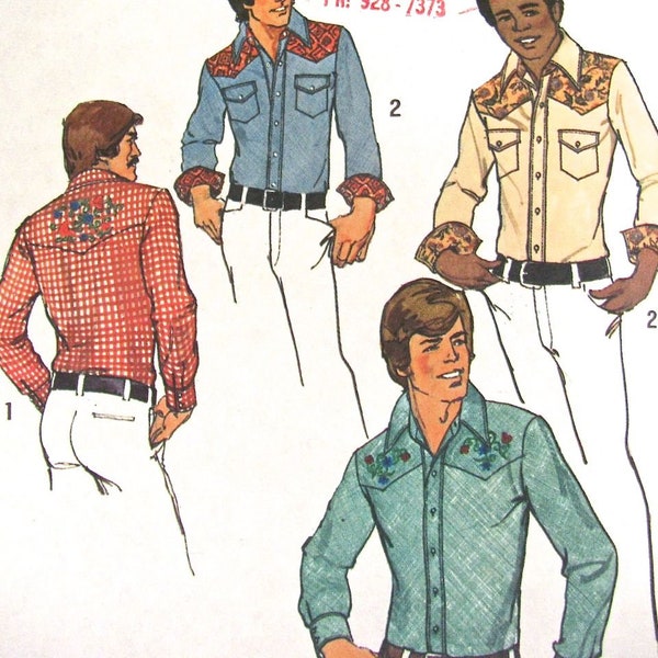 Western Shirt Sewing Pattern - Etsy
