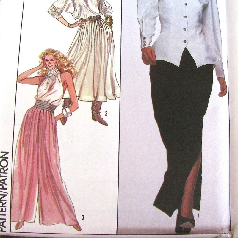 1980s Pants Pattern - Etsy