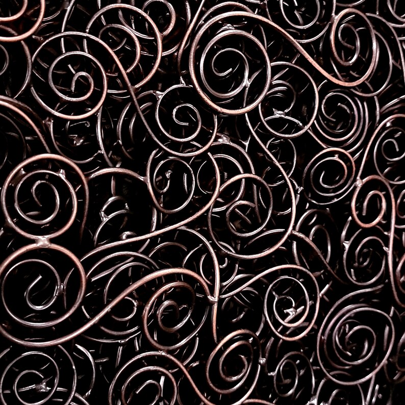 Metal Wall Art Copper Wire Coil Heart #1060 'full of Love' Custom ...