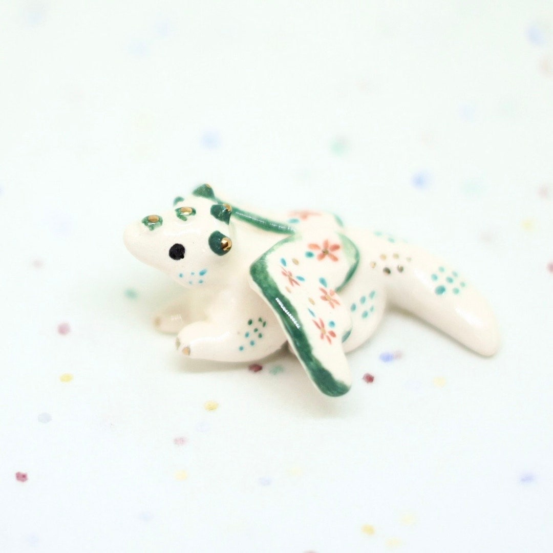 Ceramic Earth Element Dragon Ceramic Figurine Dragon Totem - Etsy