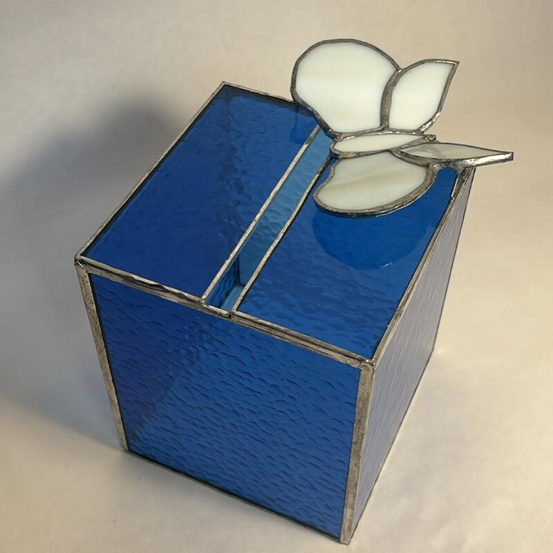 Stained Glass Tissue Box - Etsy