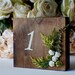 Wedding Table Numbers, Rustic Wedding Signs, Wooden Table Numbers ...