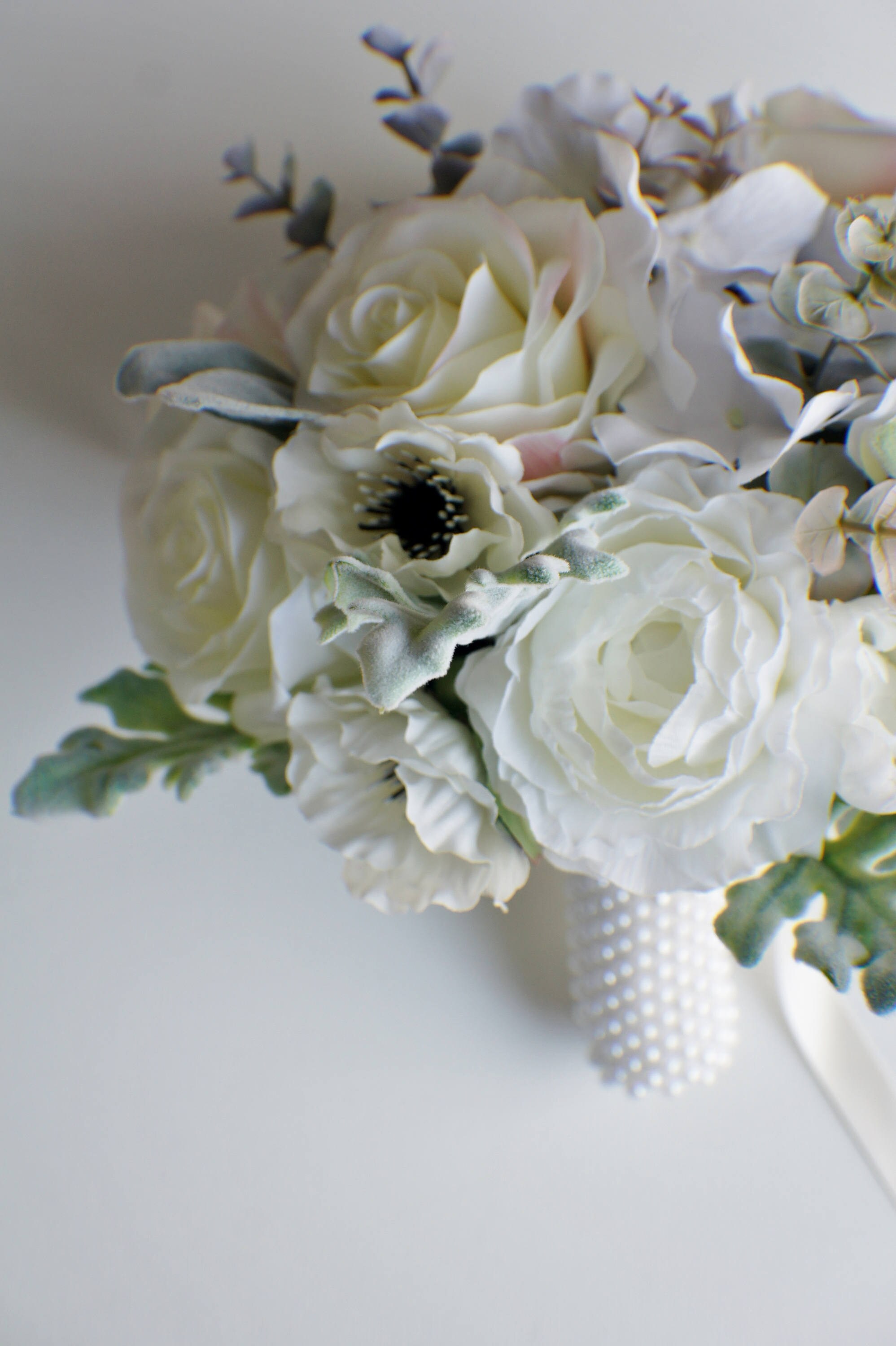 Bridal Bouquet Wedding Bouquet Ivory and Sage Bouquet | Etsy