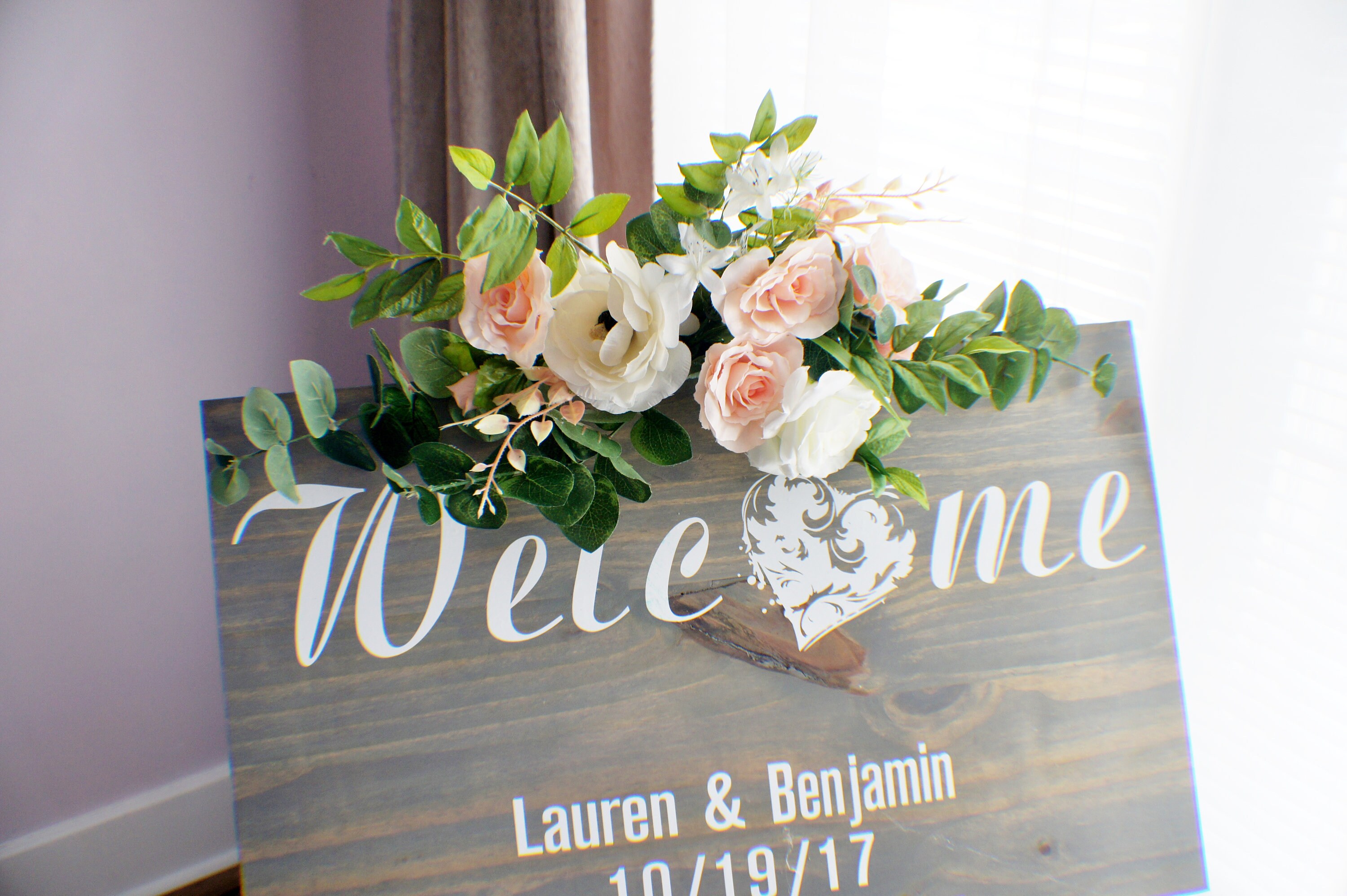 Eucalyptus Wedding Sign Swag Wedding Backdrop Wedding | Etsy