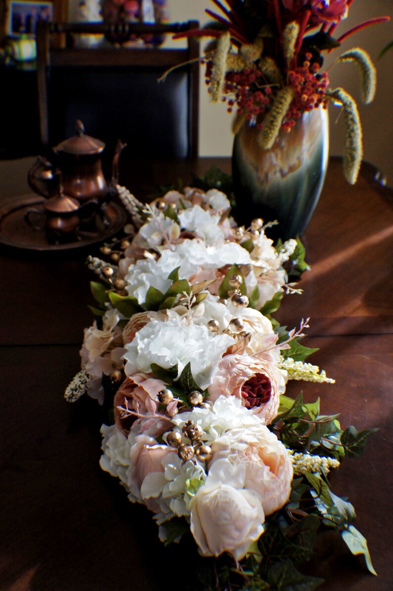 Reception Table Runner, Sweetheart Table Runner, Wedding Head Table ...