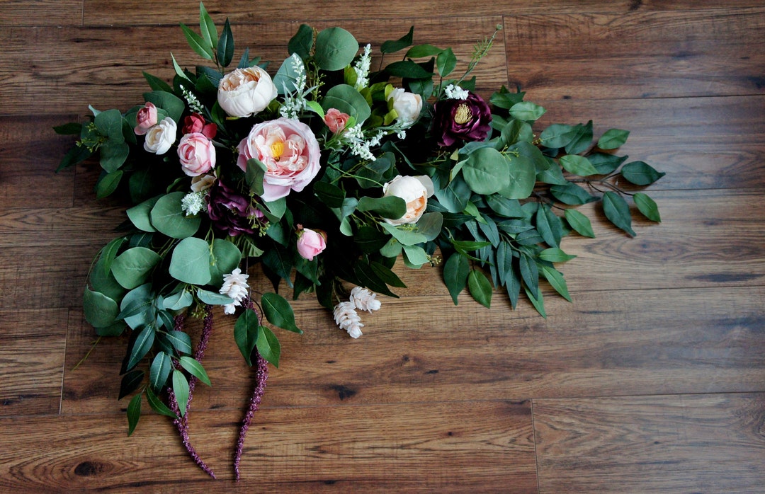 Wedding Arch Swag, Corner Swag, Boho Swag, Eucalyptus Arch Swag ...