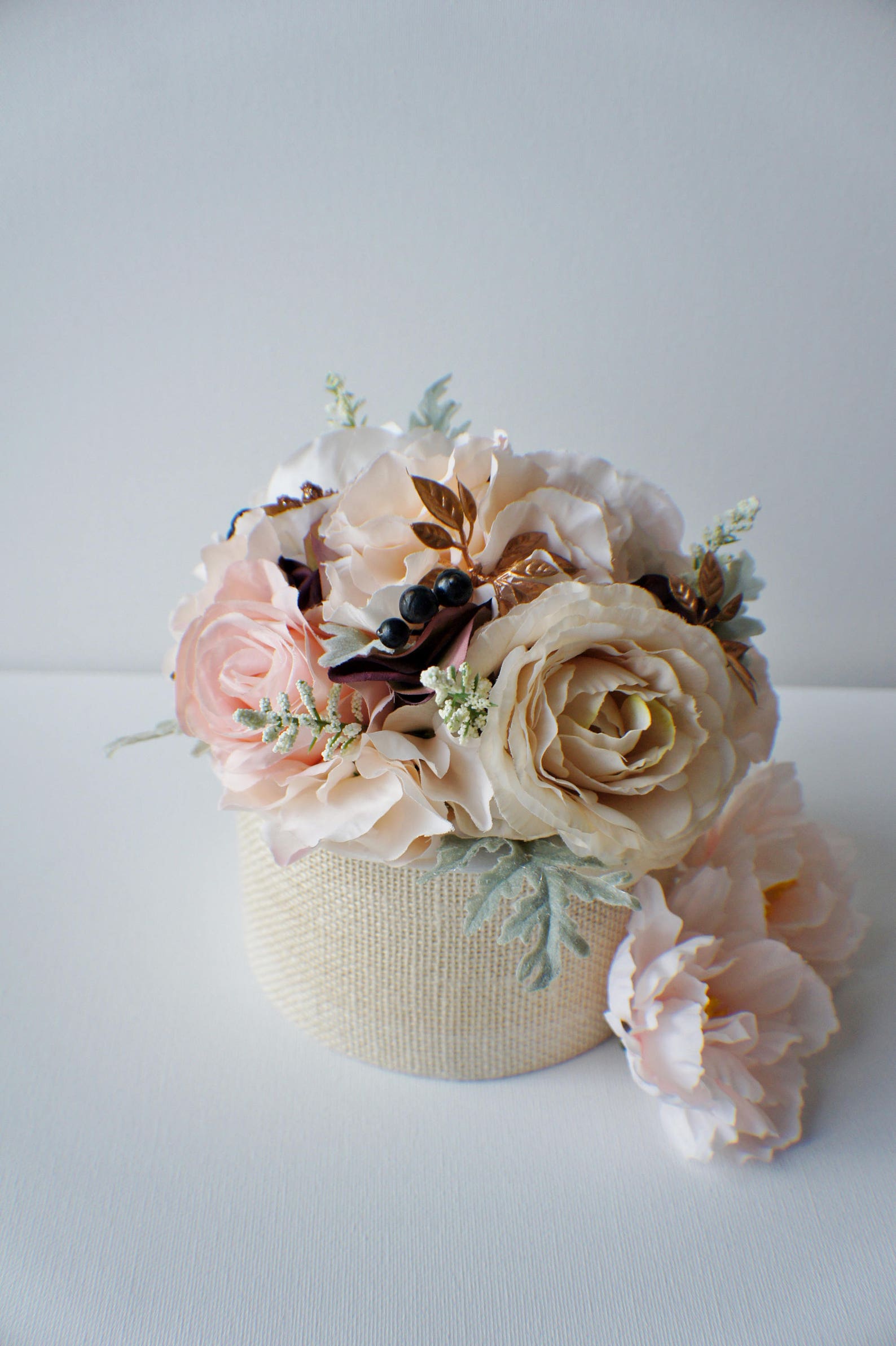 Flower Cake Topper Wedding Flowers Floral Cake Topper Silk - Etsy