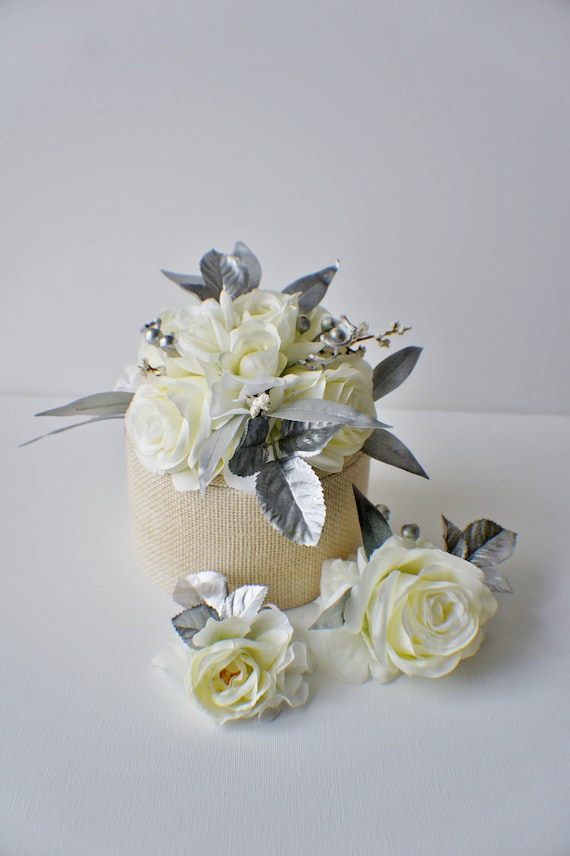 Flower Cake Topper Wedding Flowers Floral Cake Topper Silk | Etsy