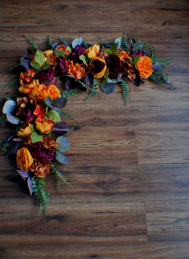 Wedding Arch Swag Eucalyptus Swag Fall Wedding Backdrop - Etsy