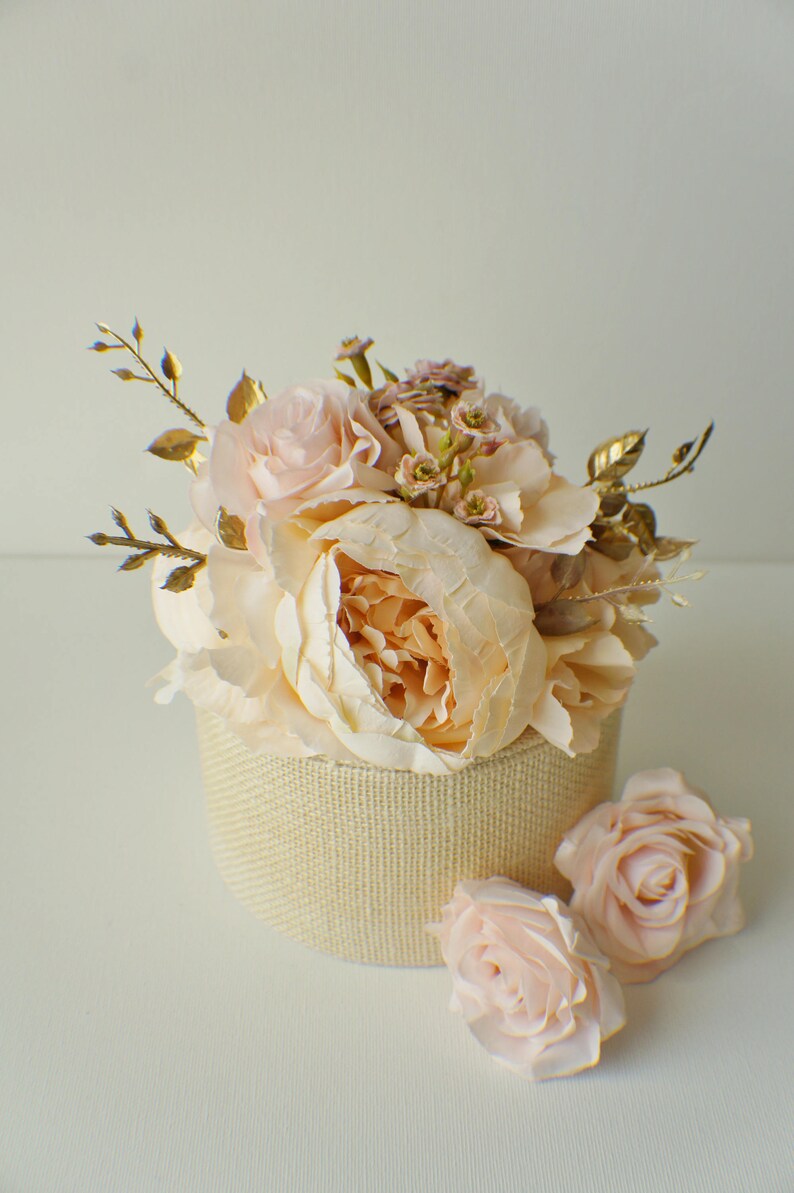 Flower Cake Topper Wedding Flowers Floral Cake Topper Silk | Etsy